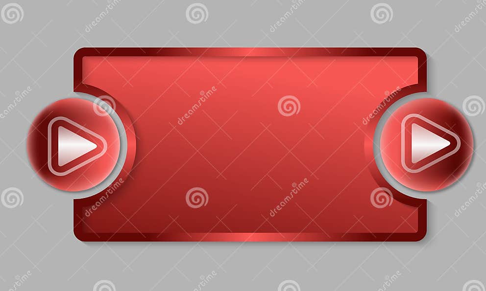 Red text frame with arrow stock vector. Illustration of page - 34477987