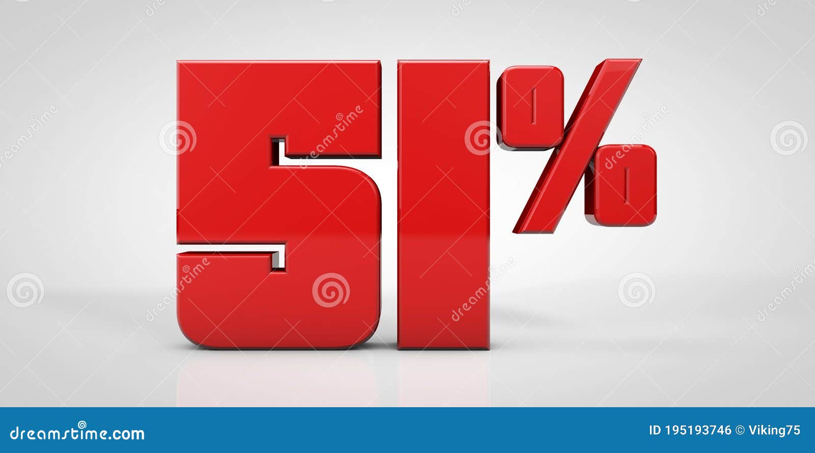 51 Red Text Isolated on White Background Stock Illustration ...