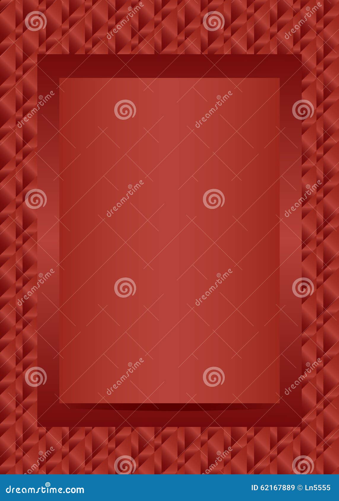 Red Text or Photo Frame Portrait Design Stock Vector - Illustration of ...