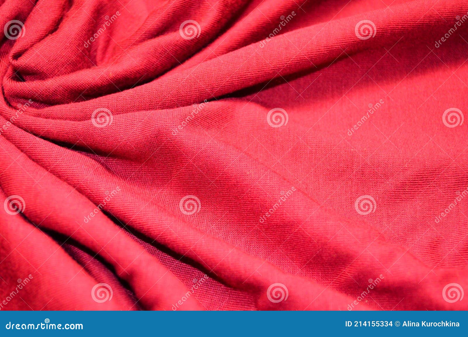 Red Textile Pattern As a Background. Red Material Texture on Fabric ...