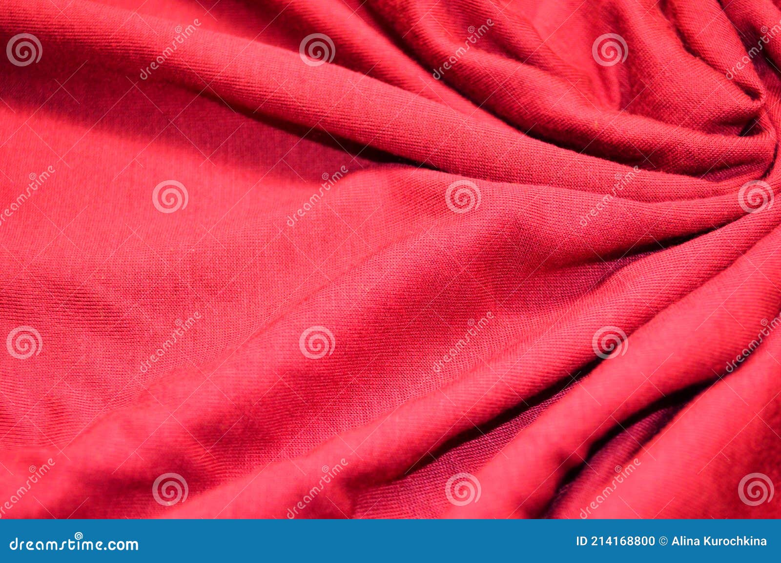 Red Textile Pattern As a Background. Red Material Texture on Fabric ...