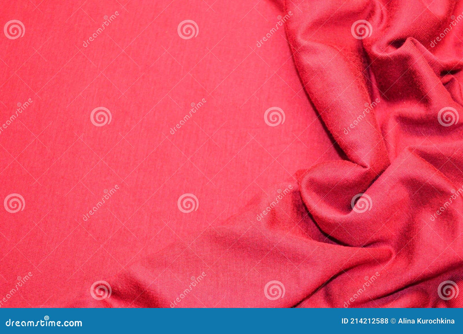 Red Textile Pattern As a Background. Red Material Texture on Fabric ...