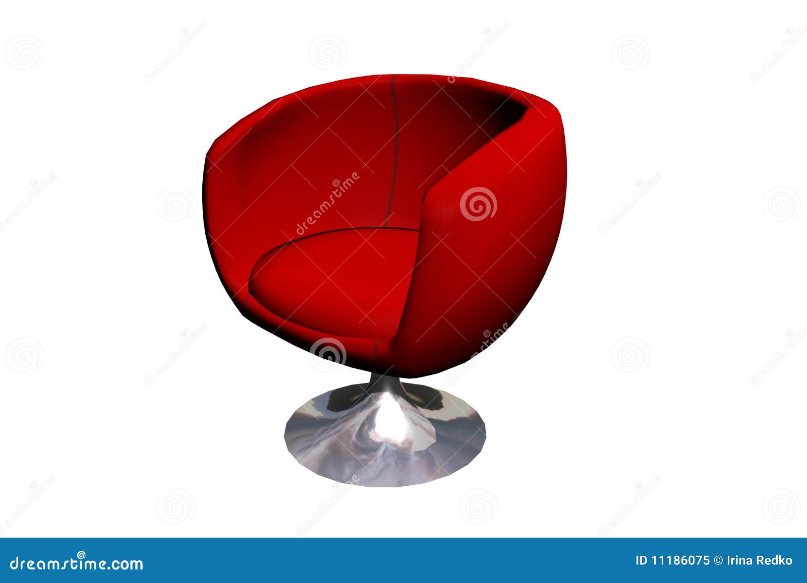 Red texture chair stock illustration. Illustration of furniture - 11186075