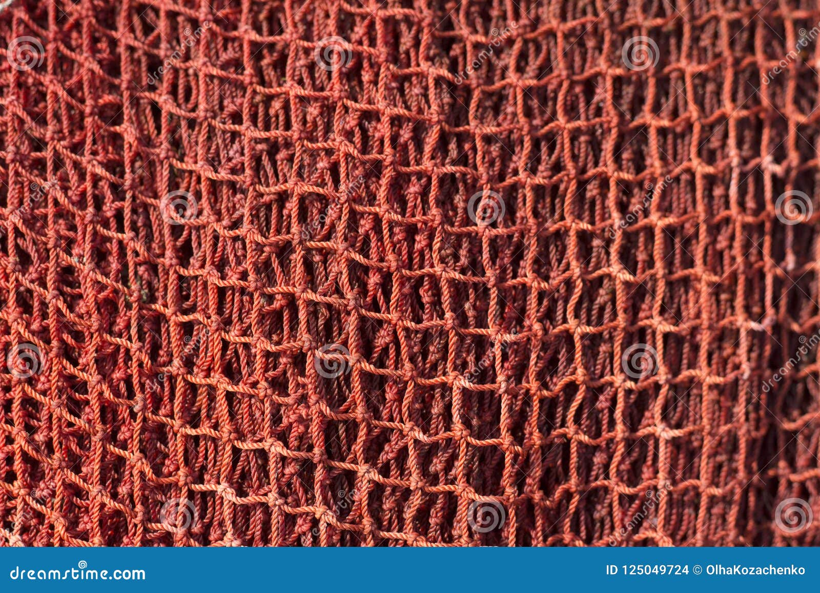 Red Texture Fishing Net. Close Up Pattern Stock Photo - Image of woven ...