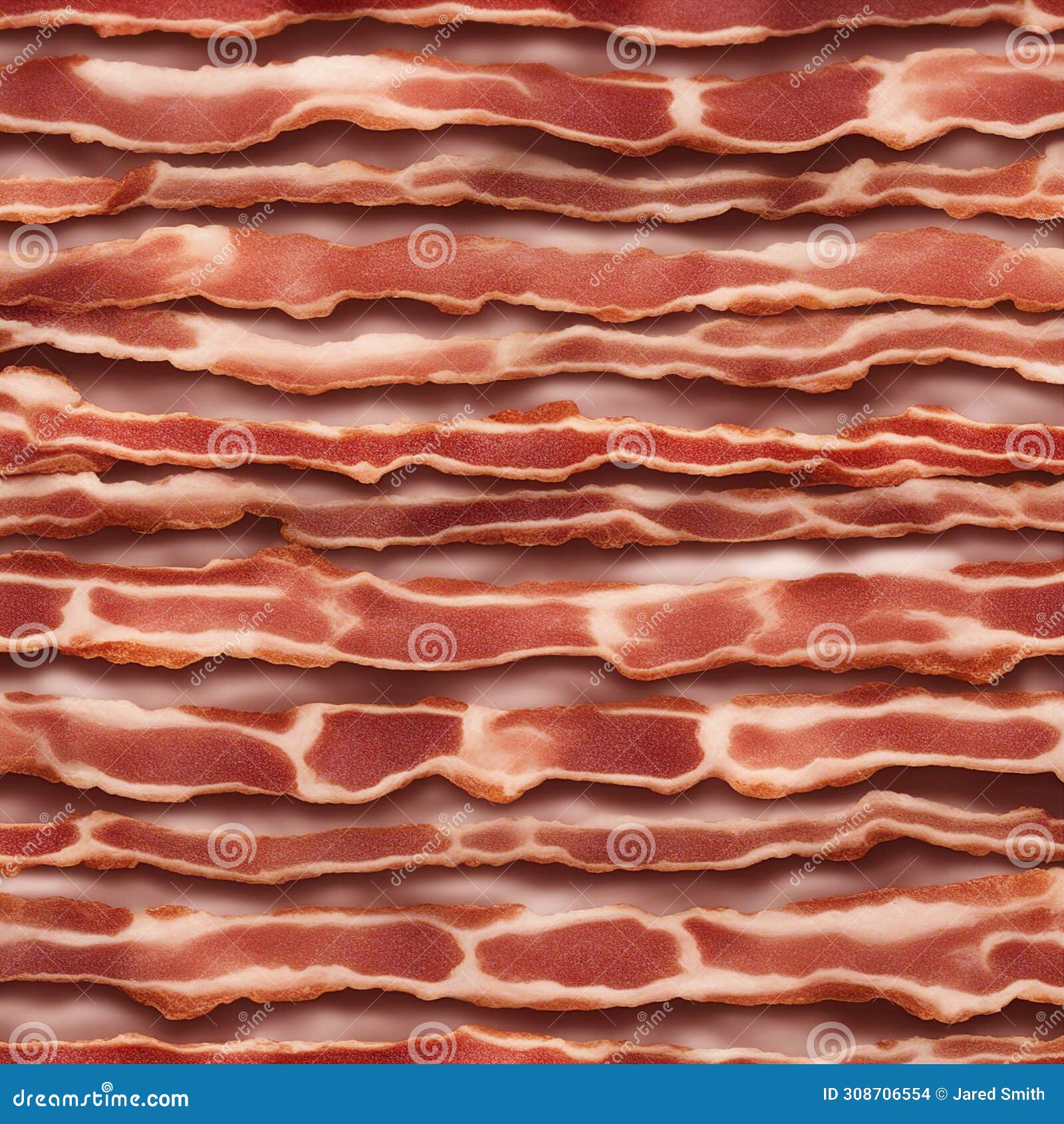 Red Texture _A Repeating Strips of Bacon Texture with a Cooked and Slab ...