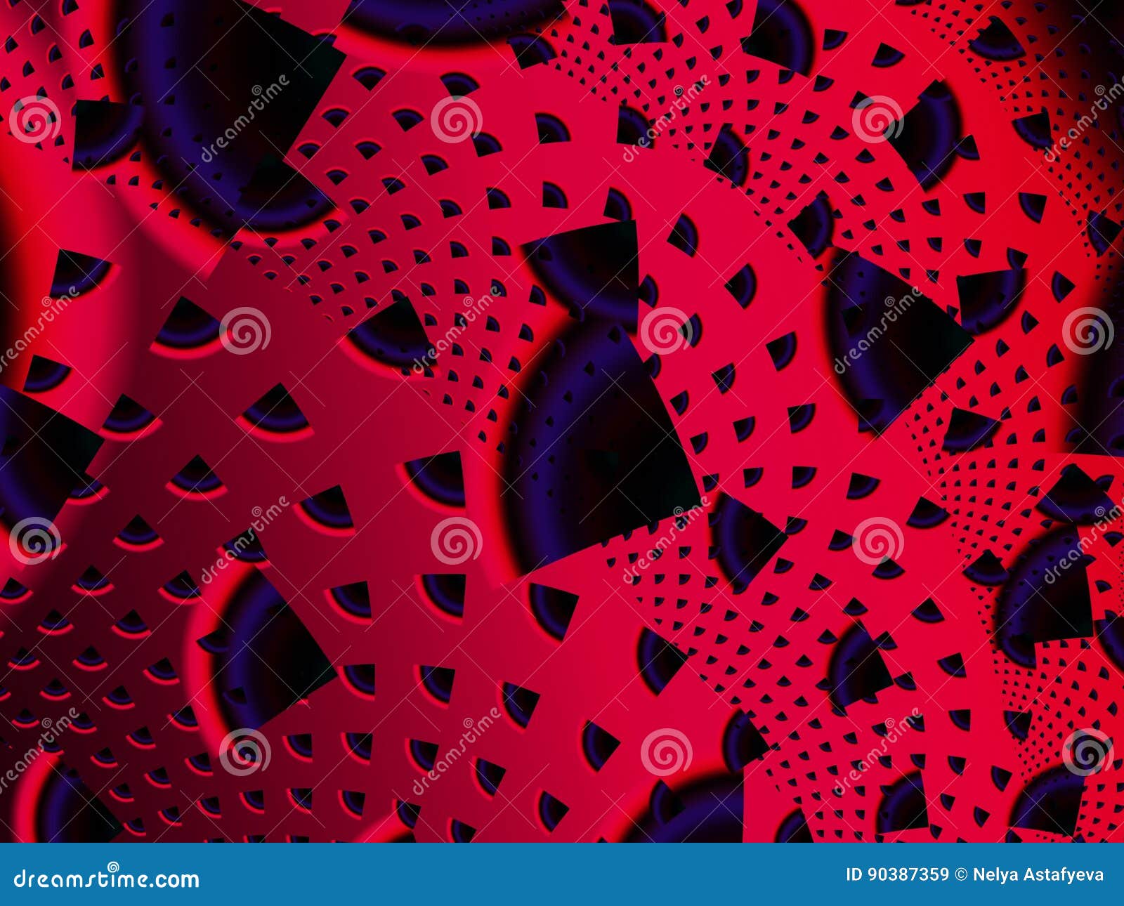 Red Texture in Techno Style Stock Illustration - Illustration of techno ...