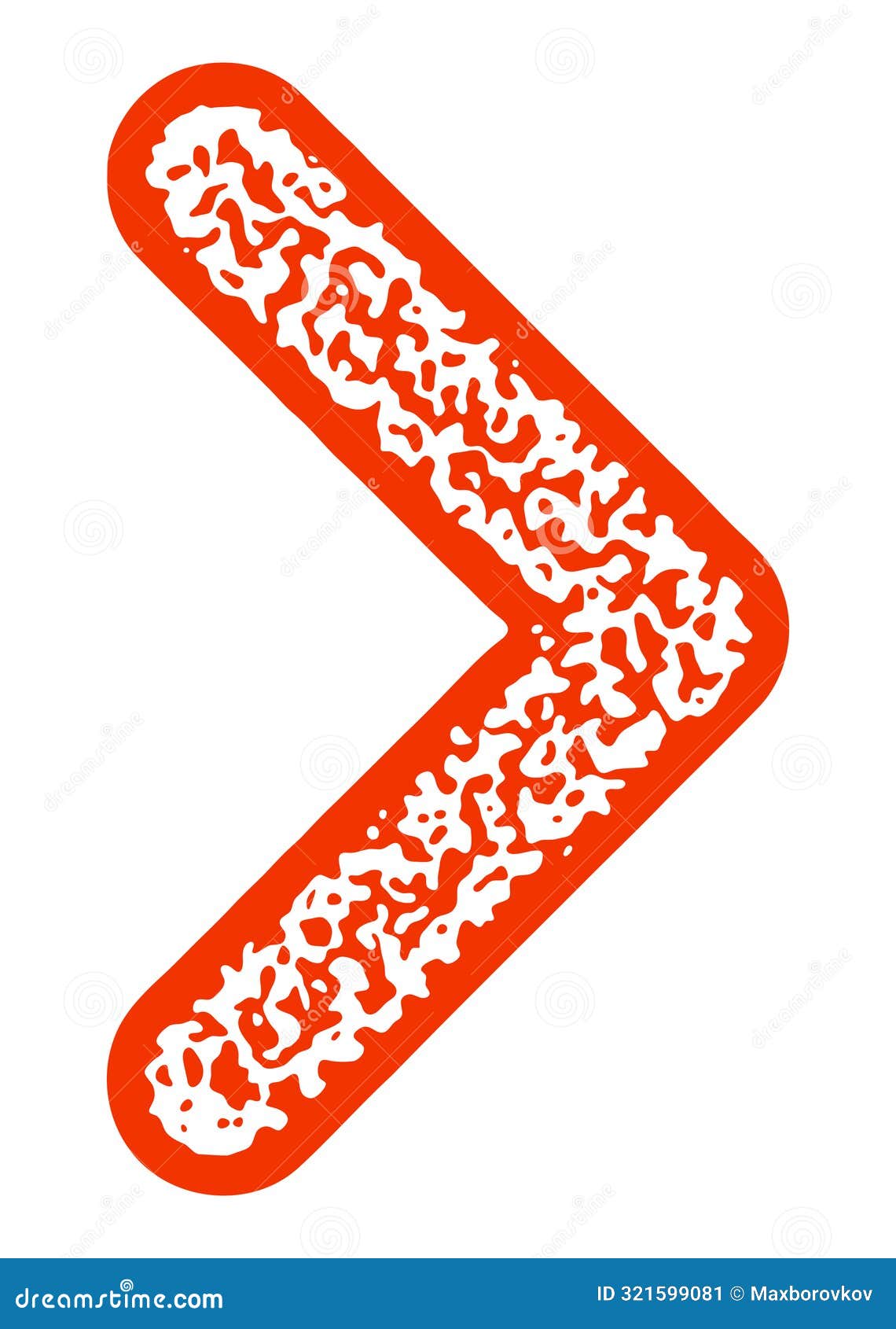 Red Textured Chevron Arrow Illustration Stock Vector - Illustration of ...