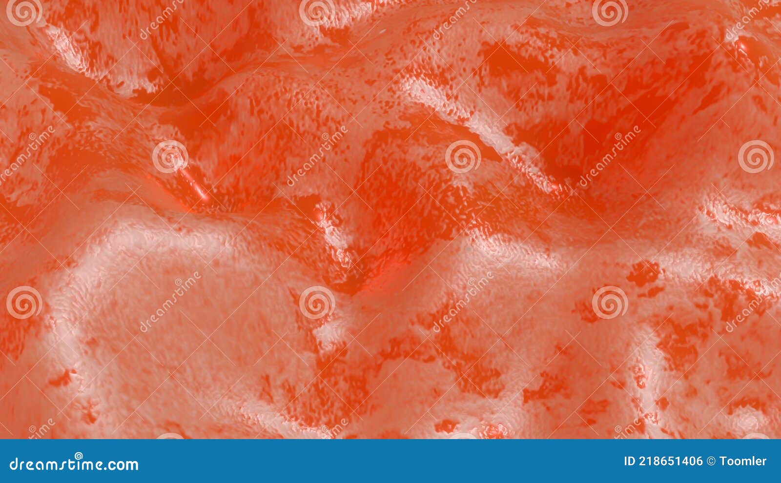 Red Textured 3D Wave Background. 3d Render Stock Illustration ...