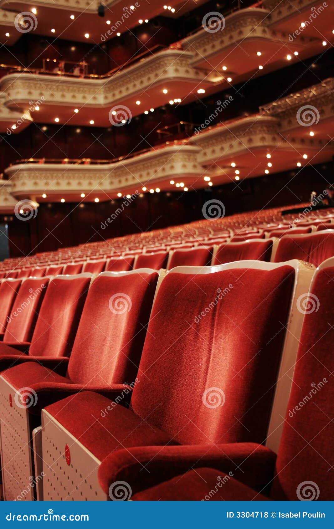 Red theater stock photo. Image of show, auditorium, drama - 3304718
