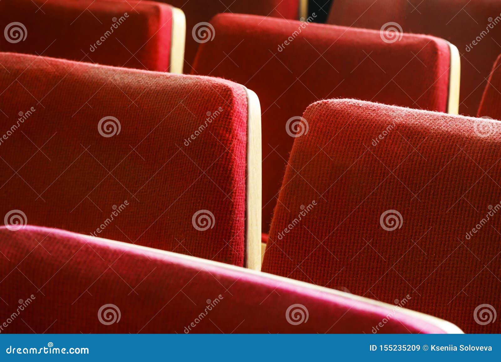 Red Theater Seats. Empty Red Velvet Seats for Spectators in the Theater ... Red Theater Seats. Empty Red Velvet Seats for Spectators in the Theater ...