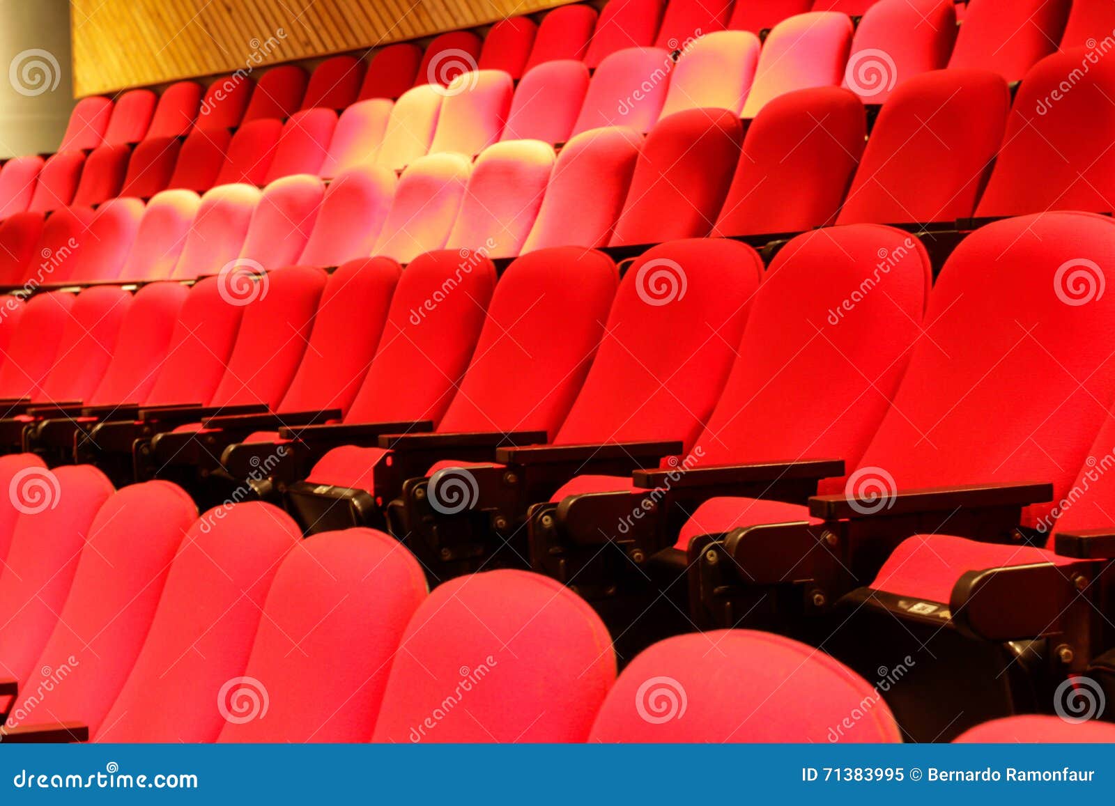 Red theater seats stock image. Image of photograph, objects - 71383995