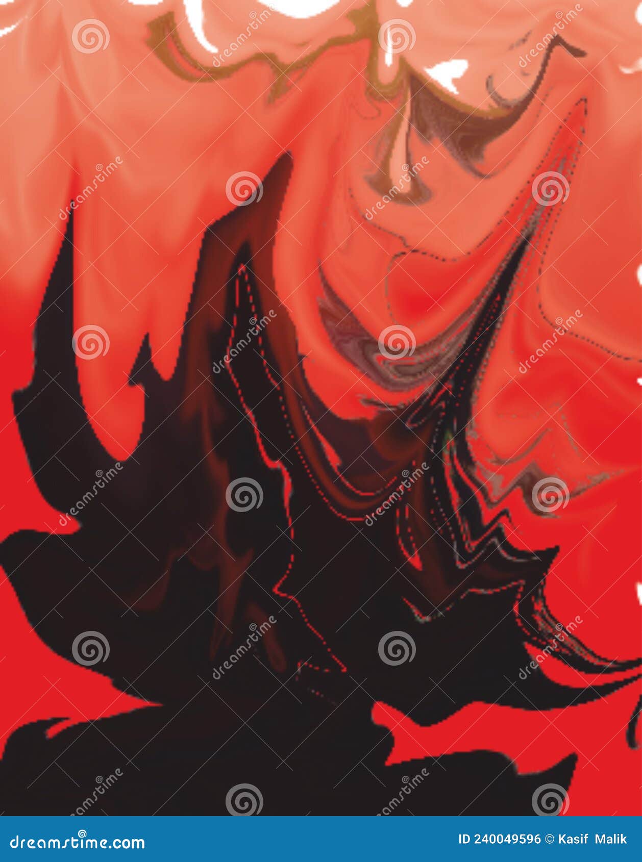 Red Theme Wallpaper Art stock vector. Illustration of abstract - 240049596