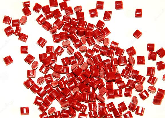 Red thermoplastic resin stock image. Image of thermoplastic - 11699385