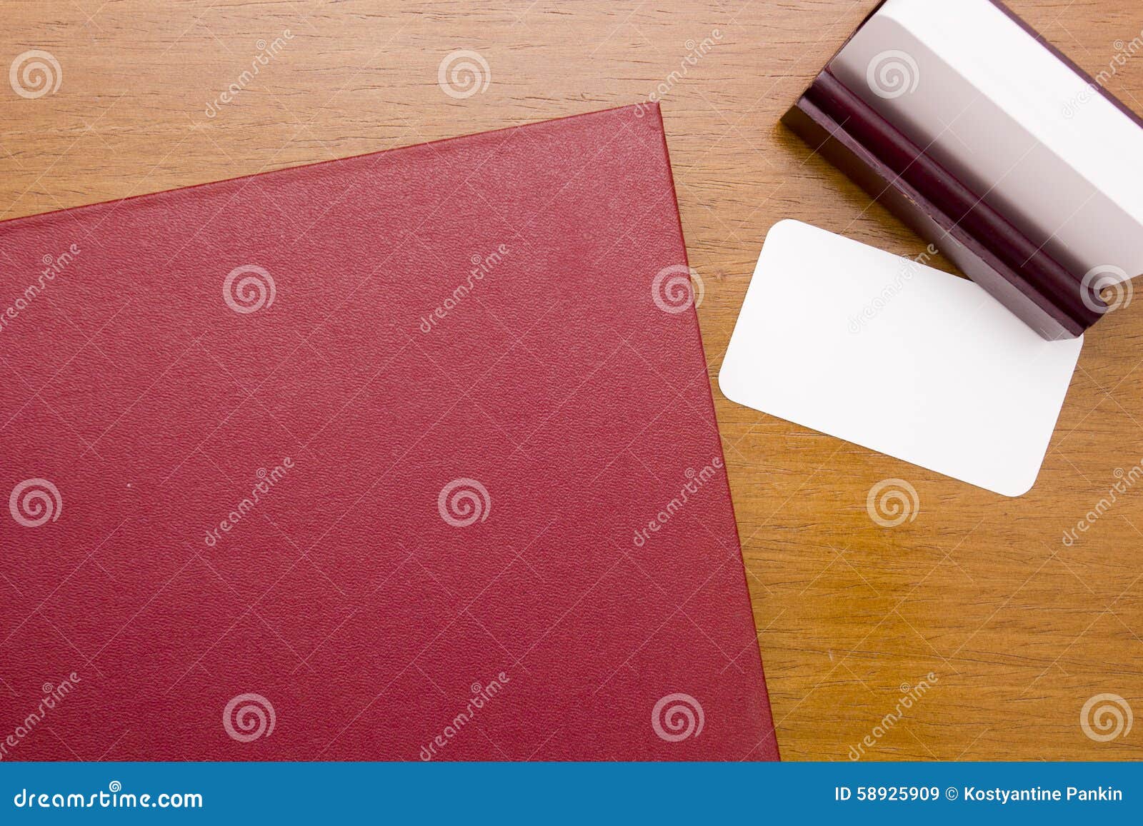 Red thick book stock image. Image of front, bookmark - 58925909