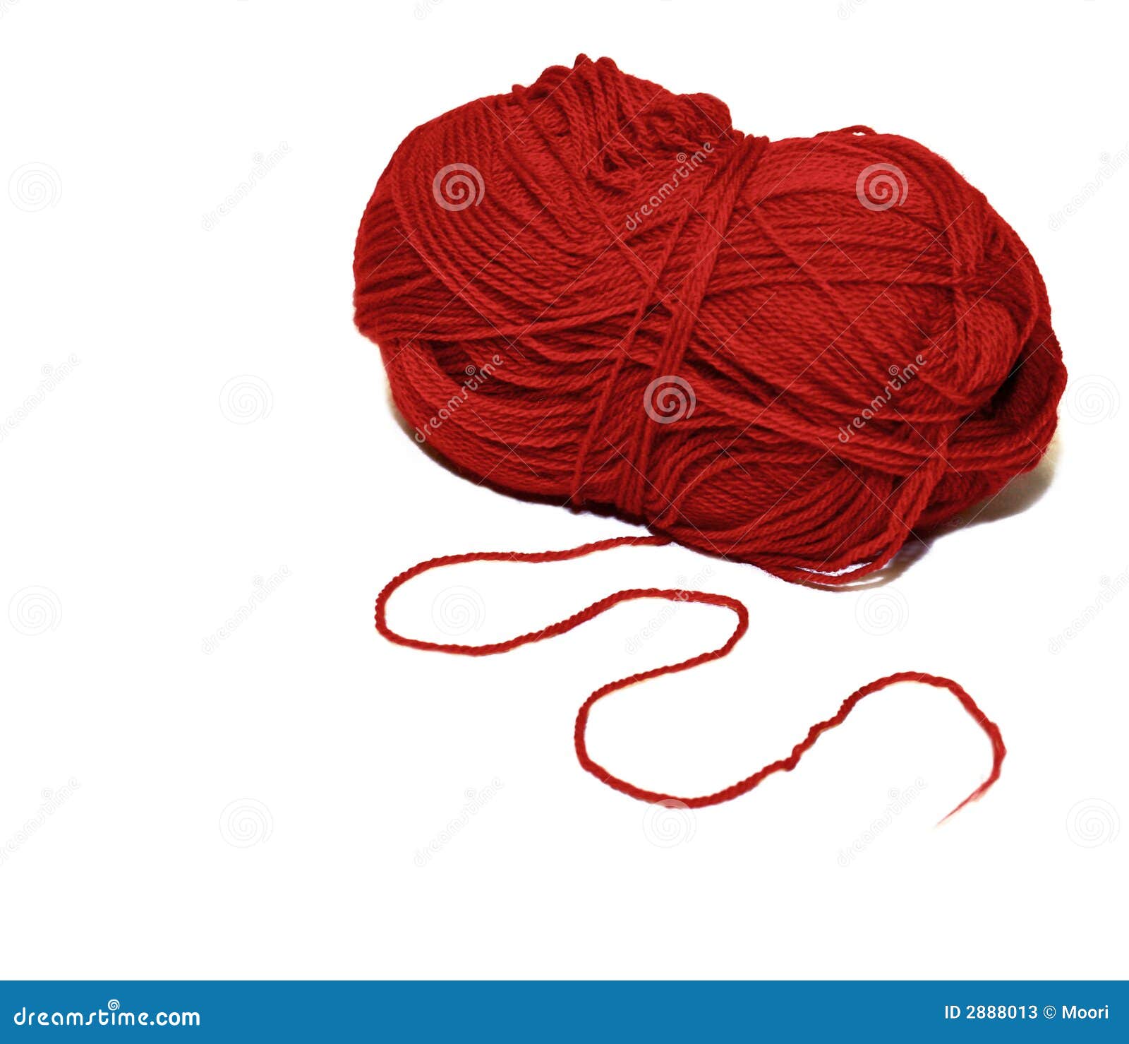 The red thread stock image. Image of coil, loops, roll - 2888013