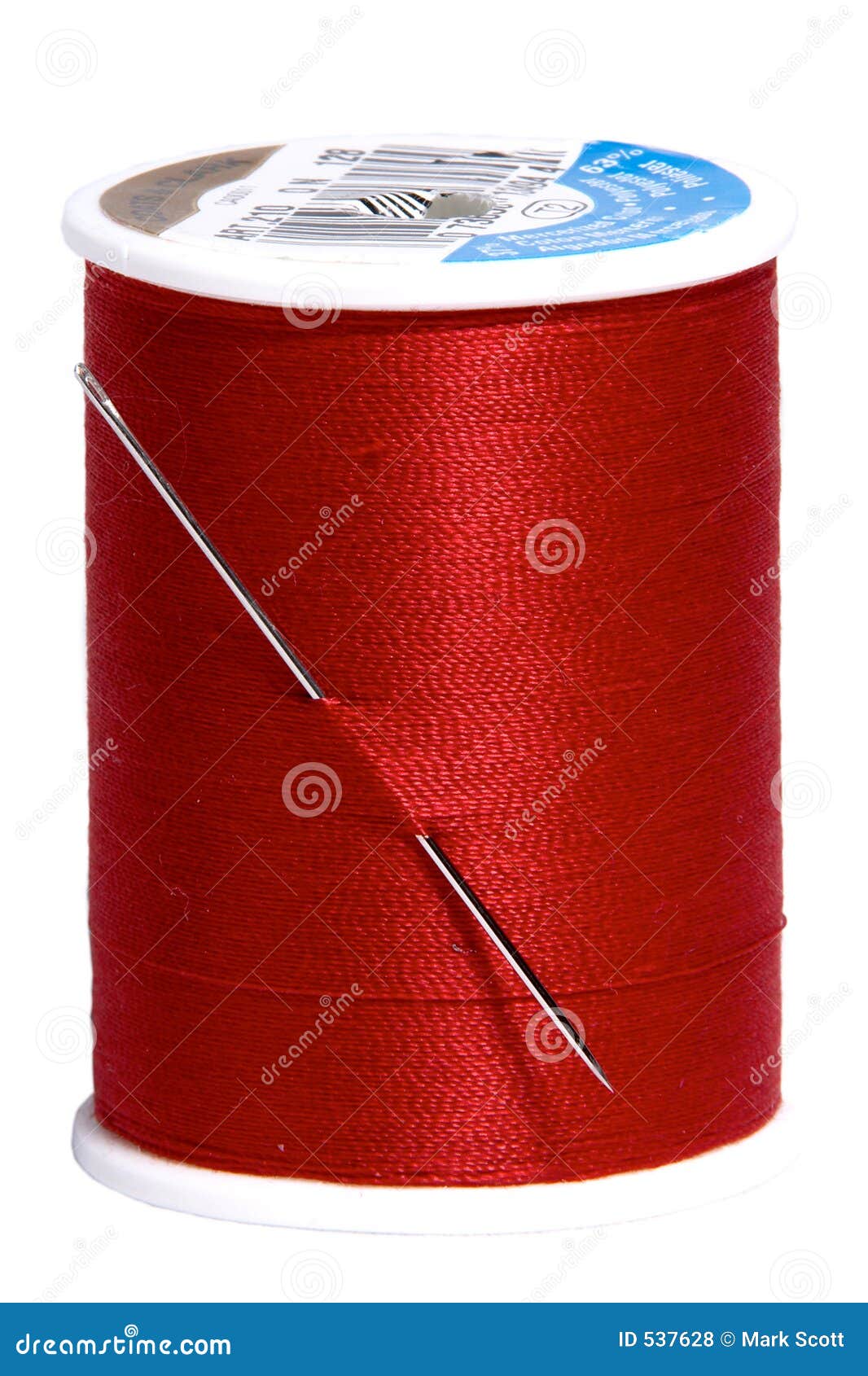 Red thread stock photo. Image of needlework, still, object - 537628