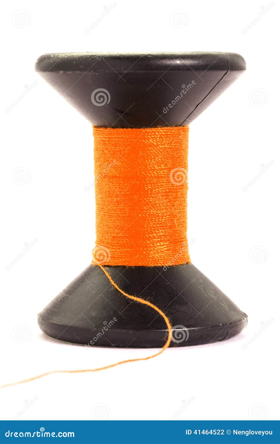 Red thread spoo stock photo. Image of roll, creative - 41464522