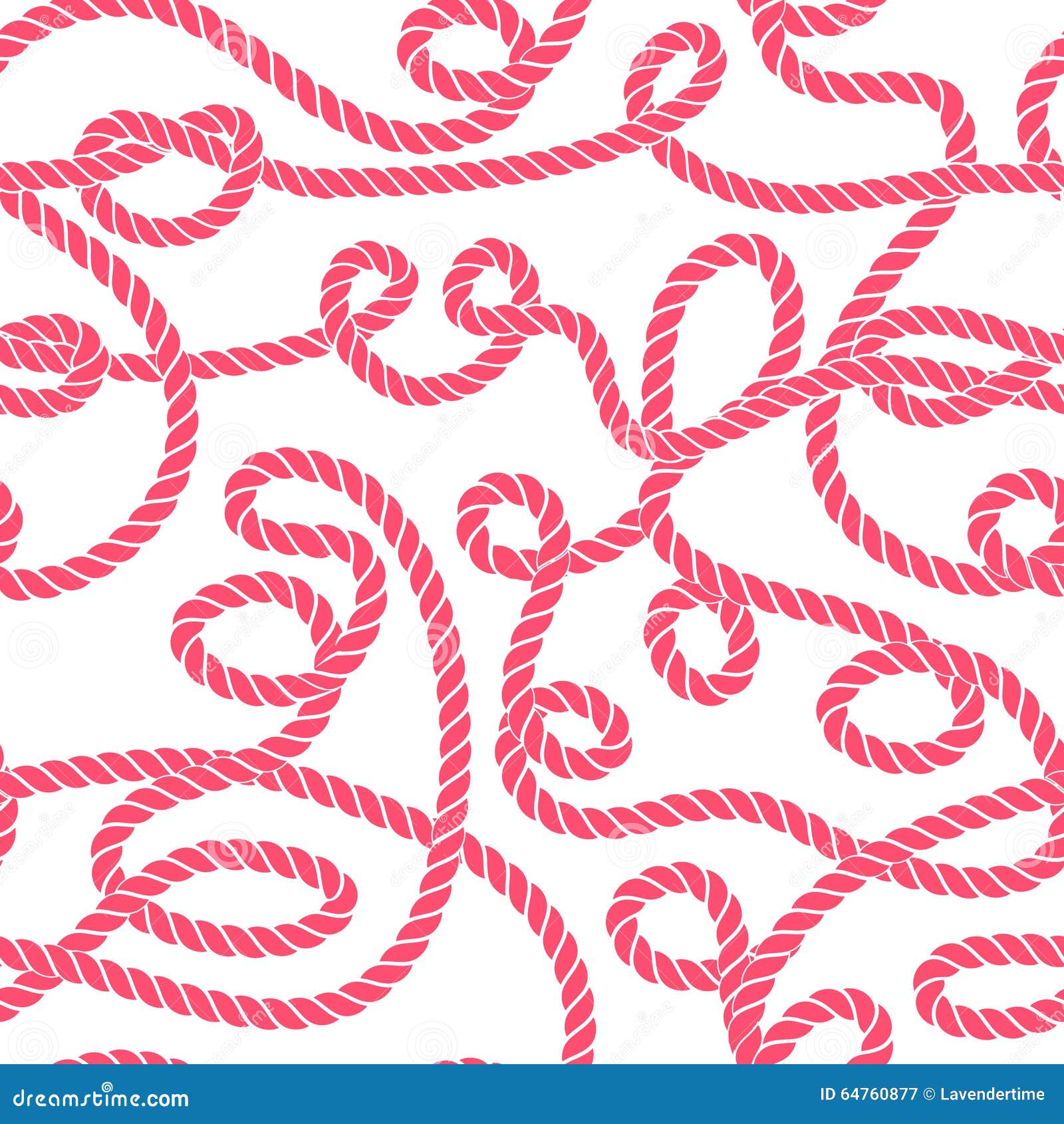 Red Thread Swirls Seamless Vector Print Stock Vector - Illustration of ...