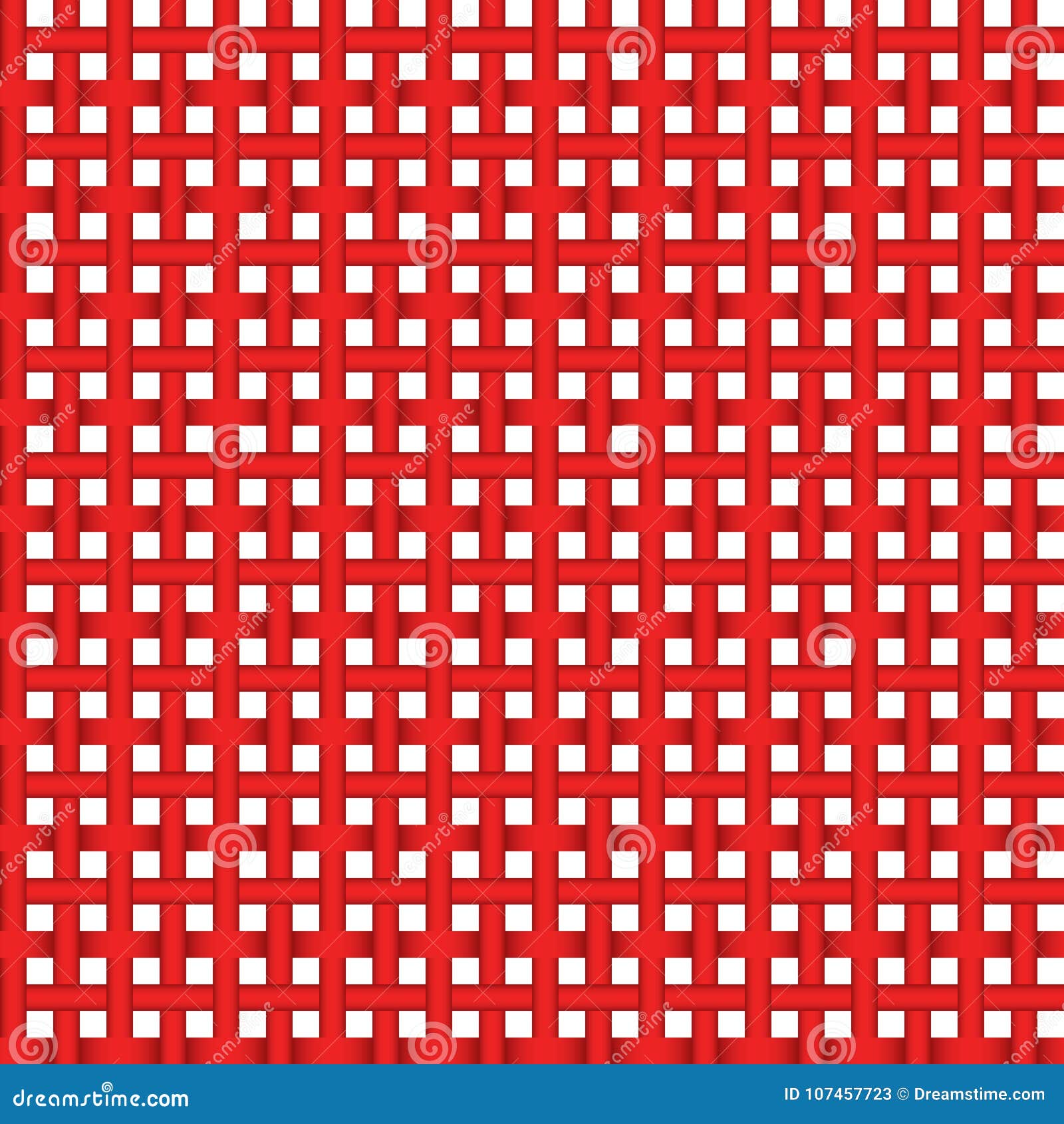 Red Thread Under a Microscope Pattern Stock Illustration - Illustration ...