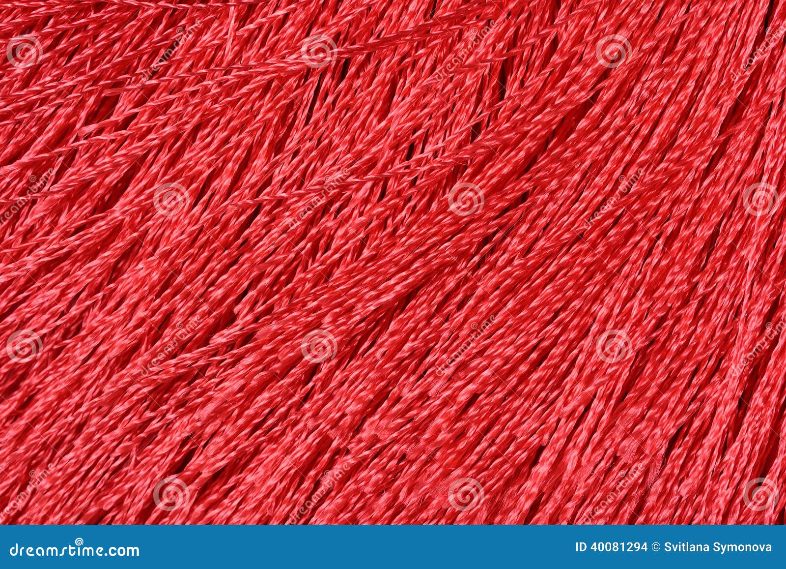 Red threads close-us stock photo. Image of colored, nylon - 40081294