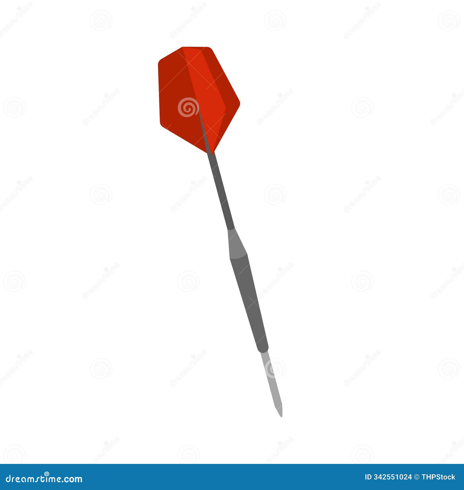 Red Throwing Dart Vector stock illustration. Illustration of black ...