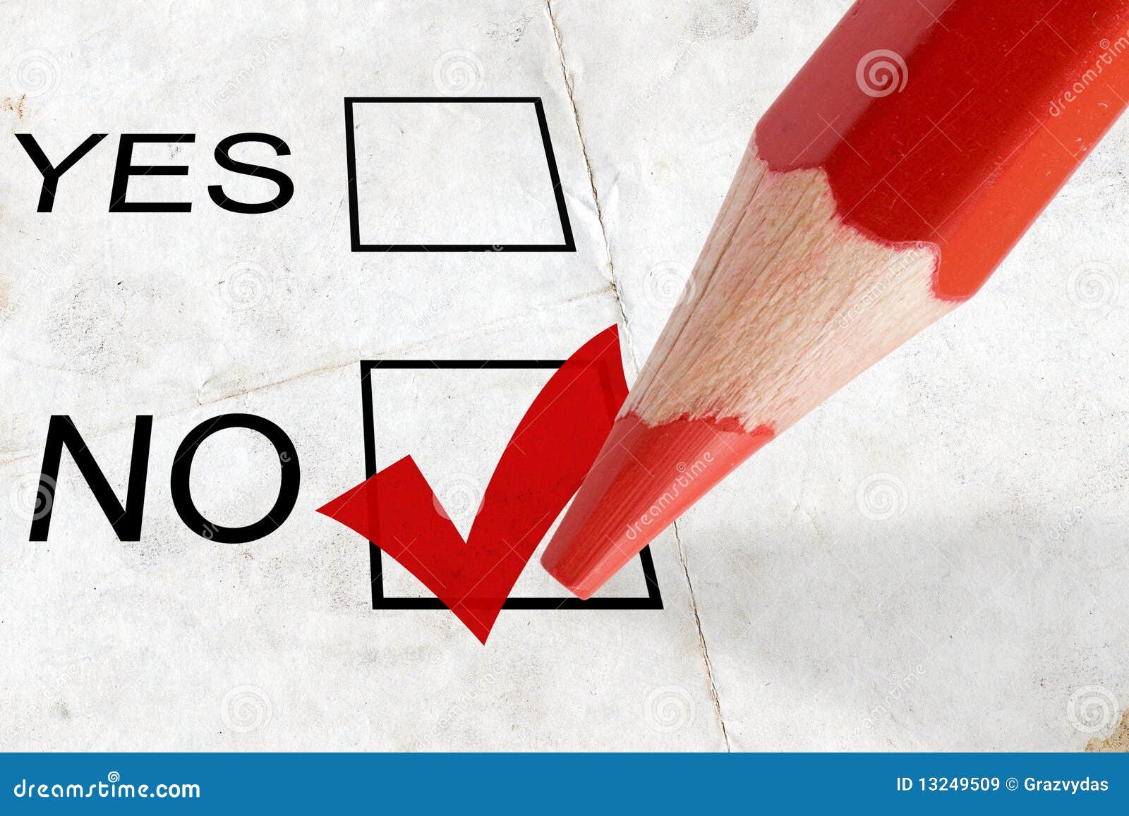 Red tick stock image. Image of choice, mark, list, disagreement - 13249509