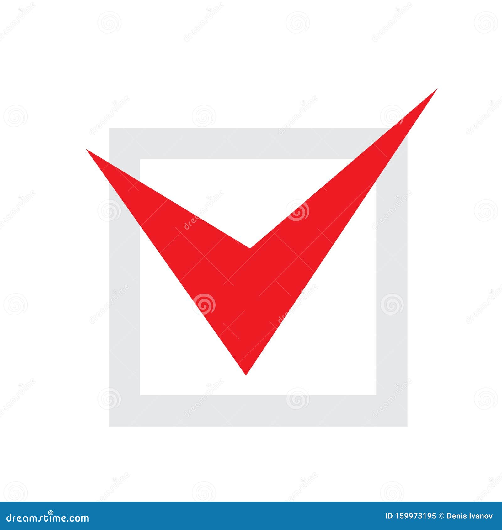 Red Tick for Voting-voting in Elections Stock Illustration ...