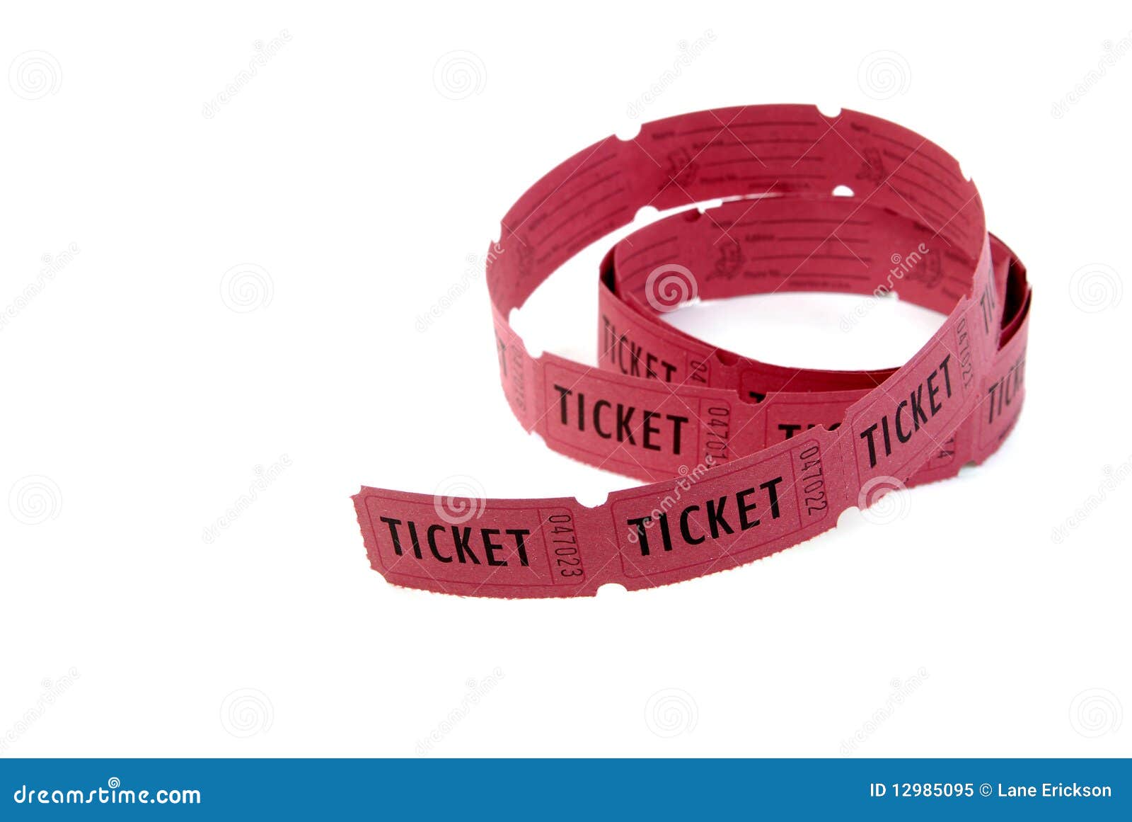 Red Tickets stock image. Image of event, admit, entertain - 12985095
