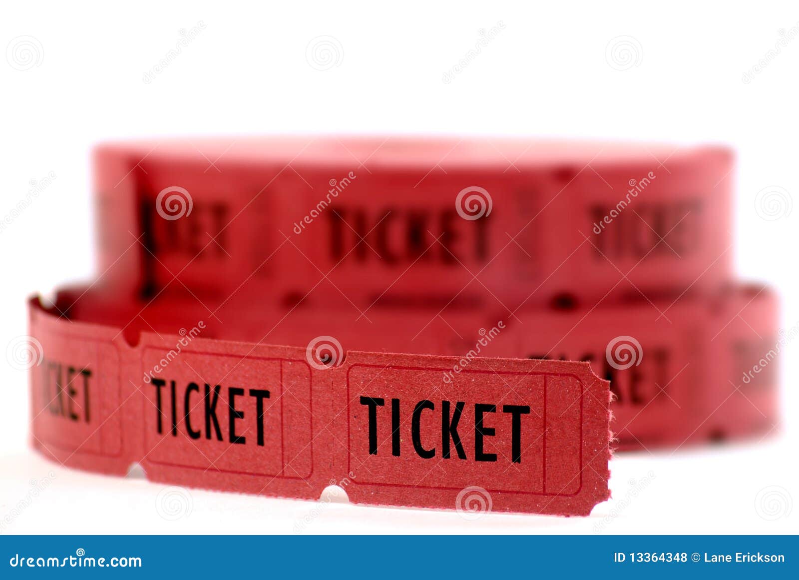 Red Tickets stock photo. Image of movie, entertain, event - 13364348