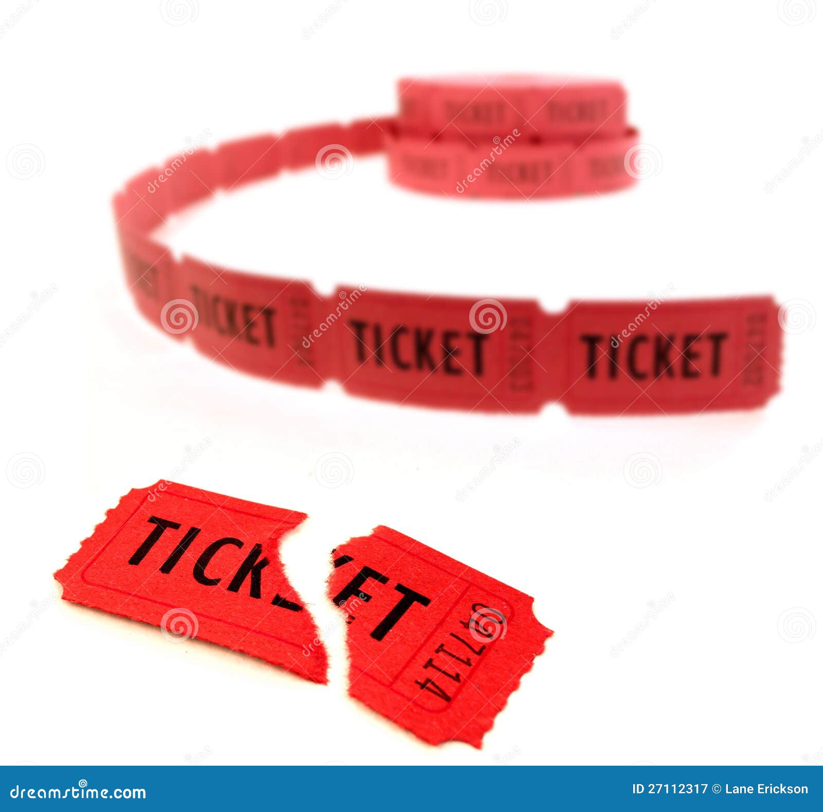 Red Tickets stock image. Image of movie, carnival, activity - 27112317