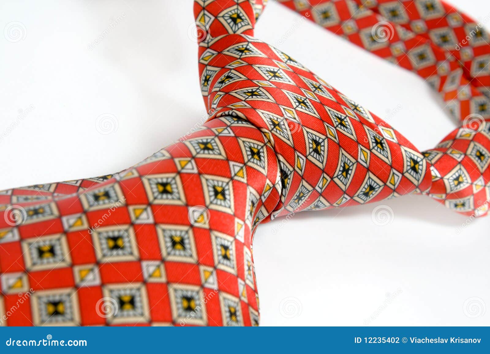 Red tie stock photo. Image of brightly, background, isolated - 12235402