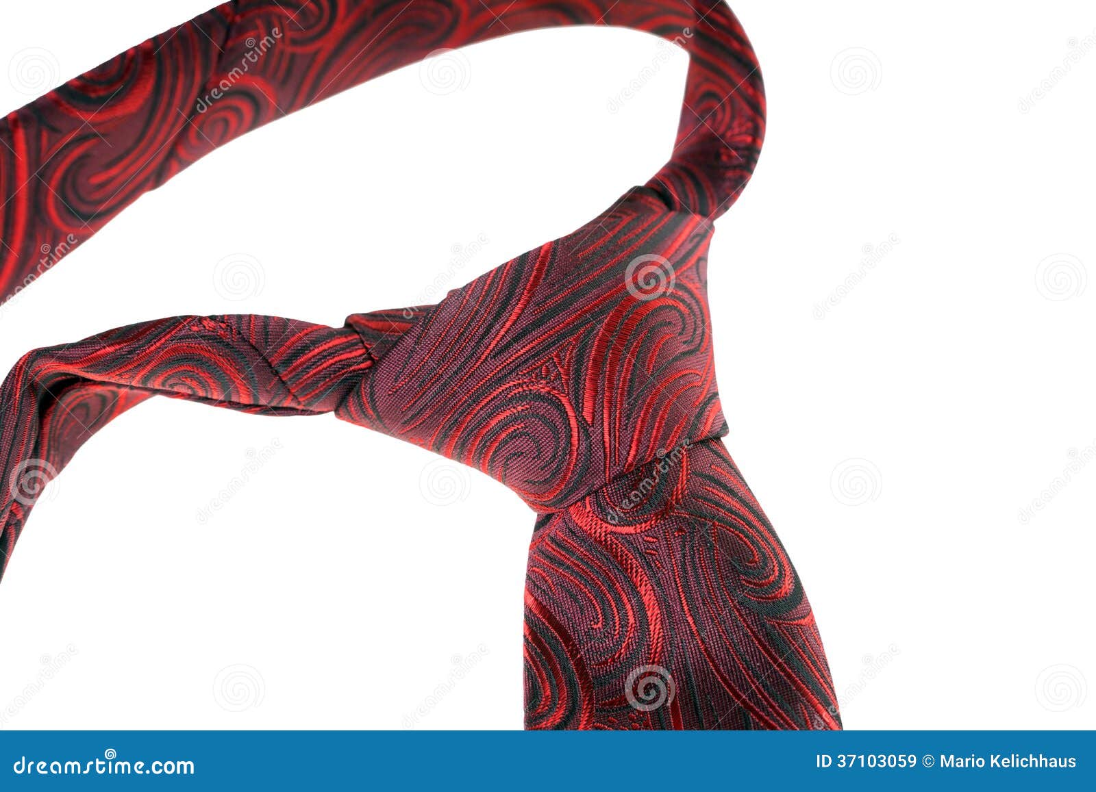 Red tie stock image. Image of knot, posh, knots, accessoirs - 37103059