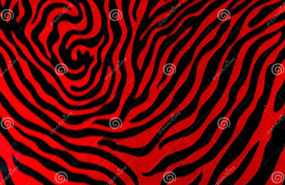 Red Tiger Stripes Background Stock Image - Image of tiger, pattern ...