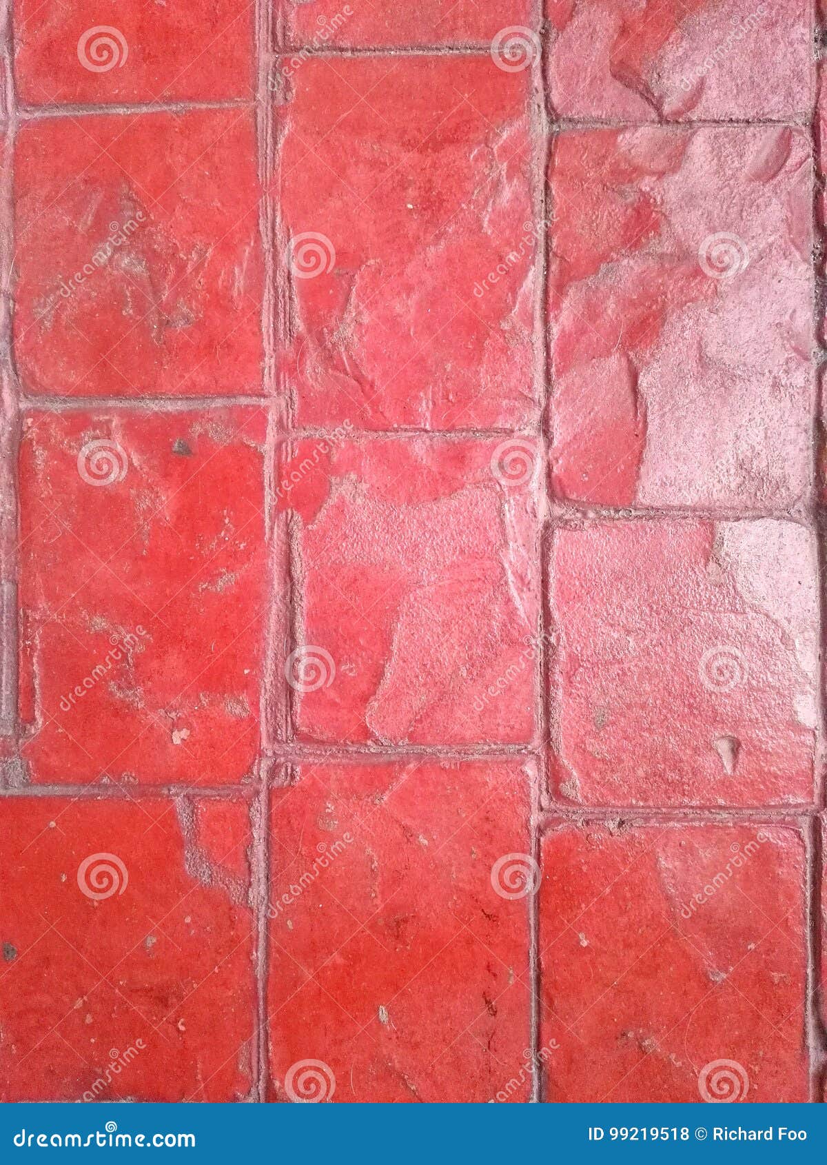 Red tile floor stock photo. Image of decorative, floor - 99219518