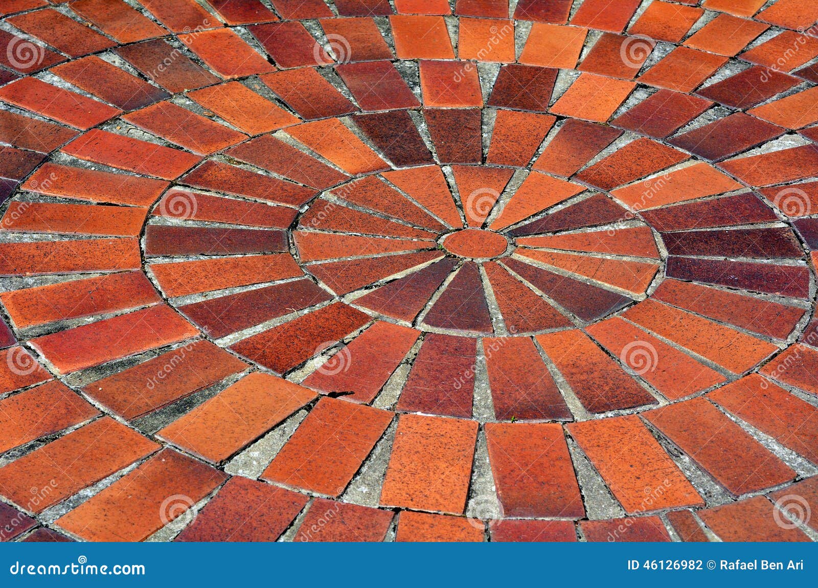 Red tile floor stock photo. Image of flooring, floor - 46126982