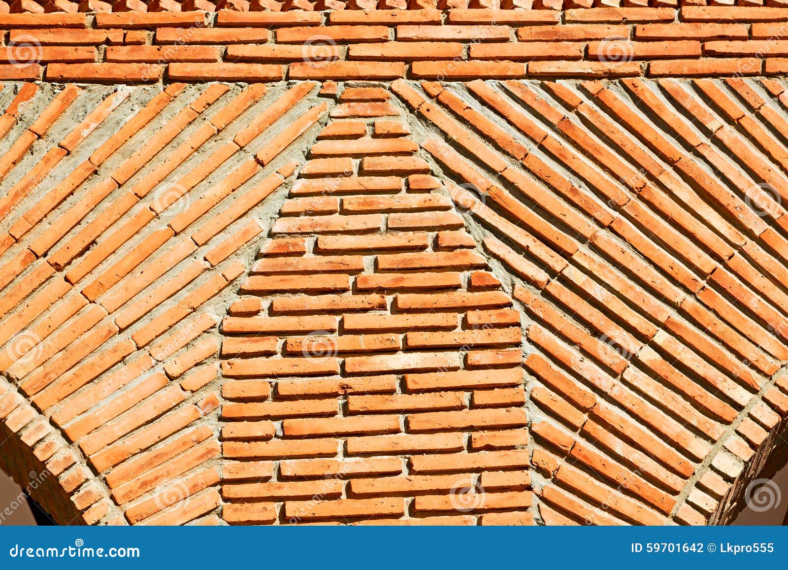 Red tile in morocco africa stock photo. Image of masonry - 59701642