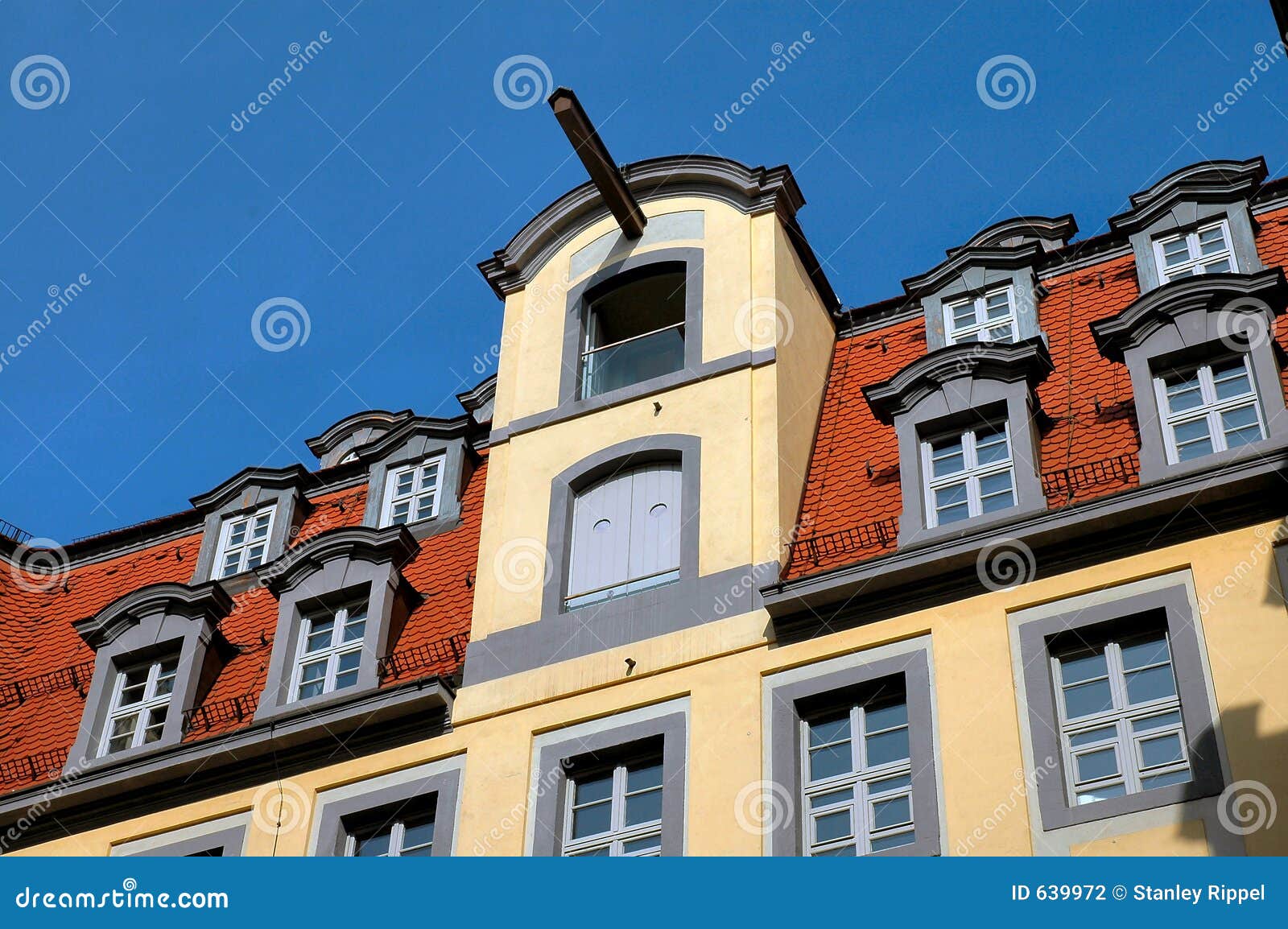 Red Tile Roof in Leipzig, Germany Stock Photo - Image of roof, vacation ...