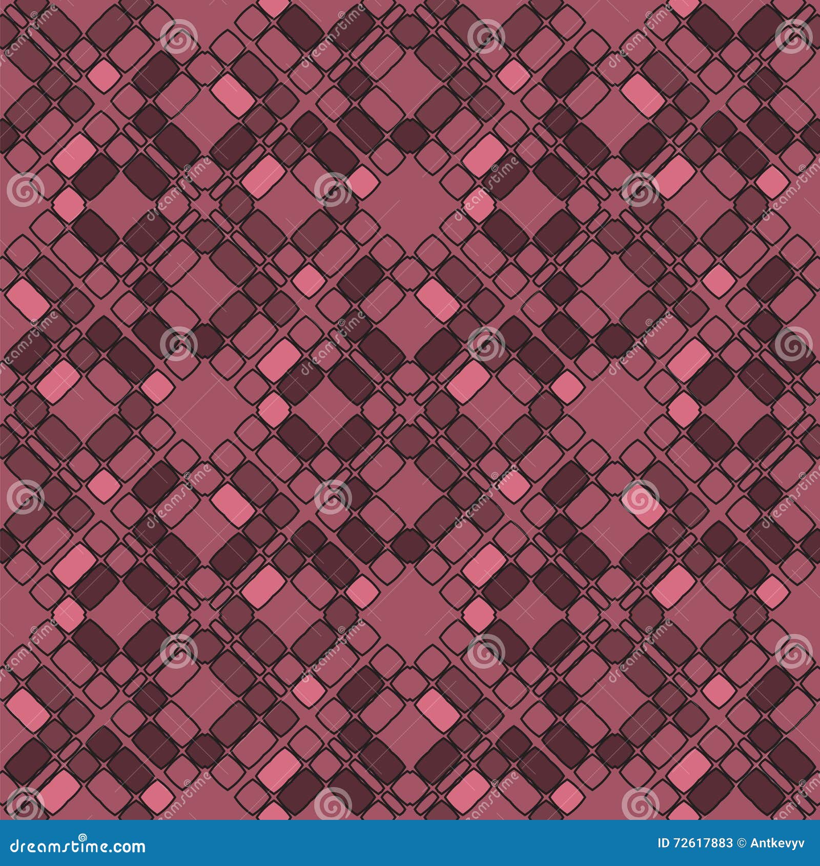 Red tile seamless pattern stock vector. Illustration of vector - 72617883