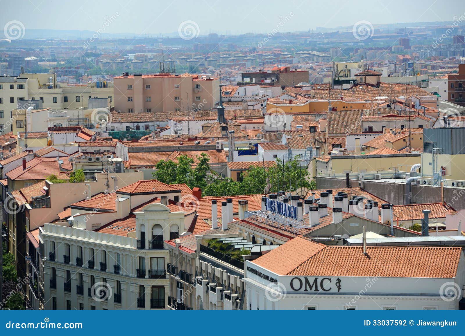 Red Tiled Roof at Madrid, Spain Editorial Photography - Image of madrid ...