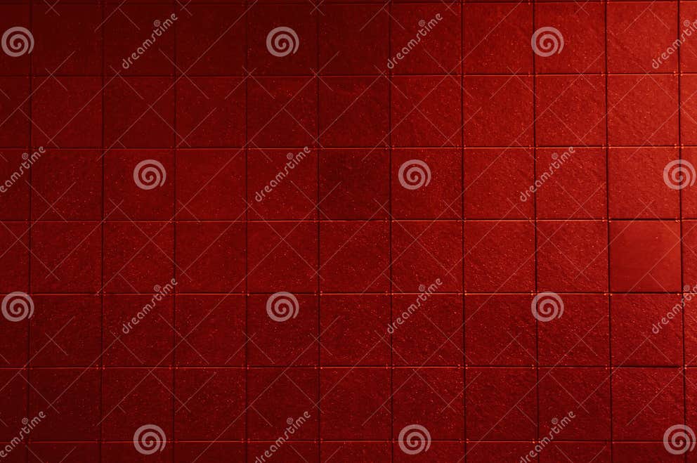 Red Tiled Wall stock image. Image of patterned, construction - 16143609