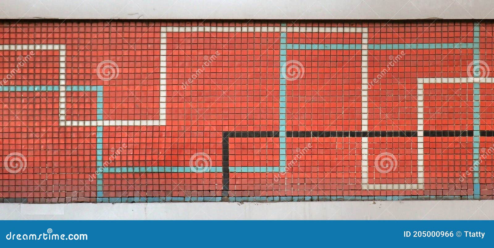 Red tiles pattern on wall stock photo. Image of stone - 205000966