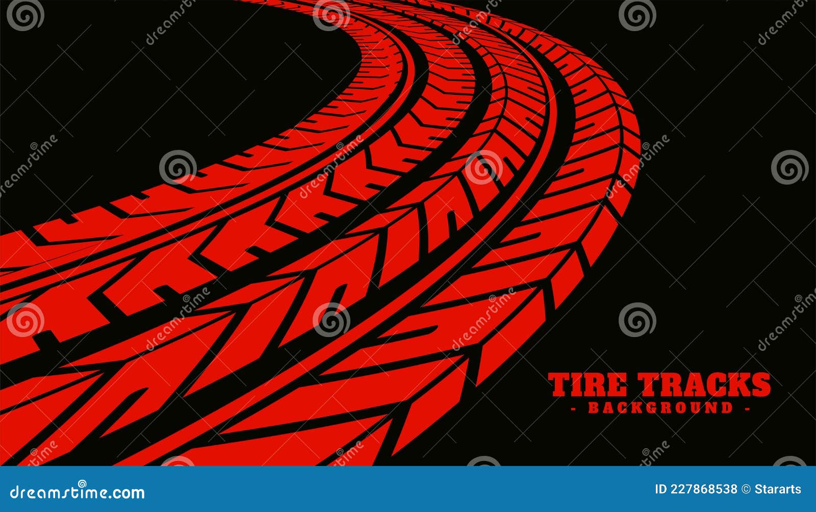 Red Tire Print Mark Texture Background Stock Vector - Illustration of ...