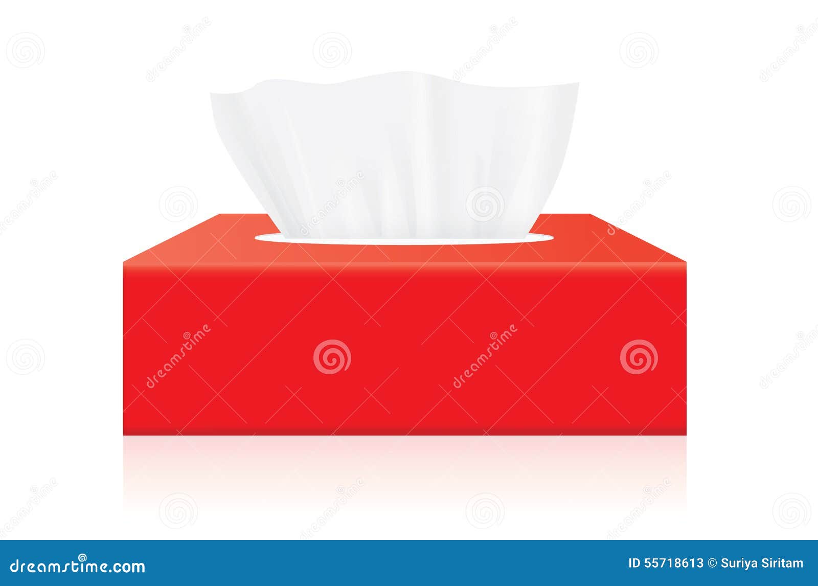 Tissue Box Mock Up With Outline Box Package, 3d Box, Box Die Cut ...