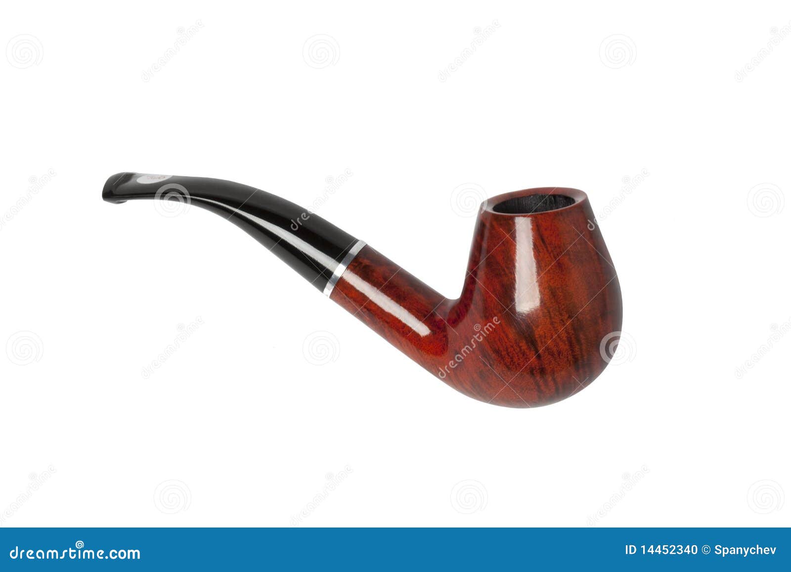 Red tobacco pipe isolated stock photo. Image of souvenir - 14452340