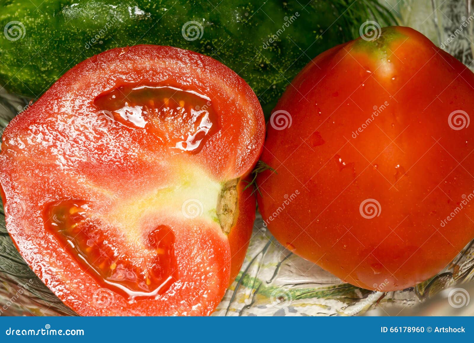 Red Tomato Cut stock photo. Image of color, plant, background - 66178960
