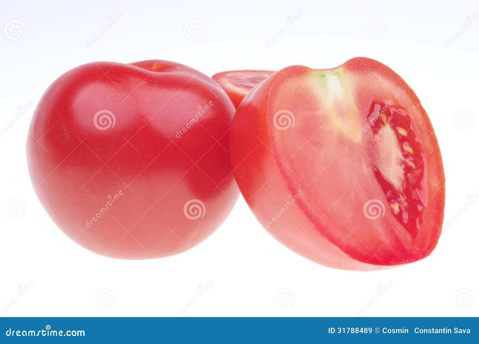 Red tomato and half stock image. Image of healthy, produce - 31788489