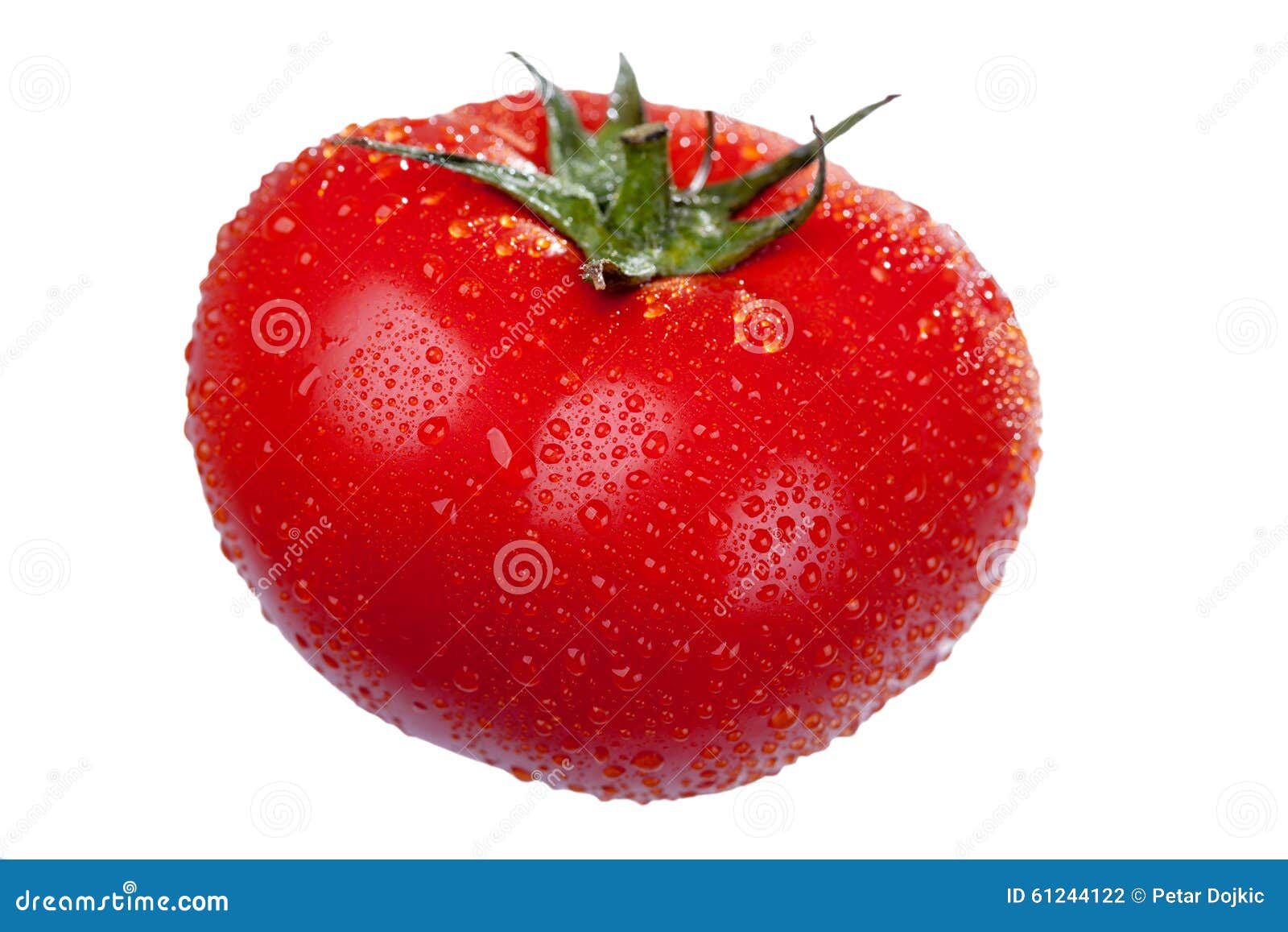 Red Tomato Isolated on White Stock Photo - Image of closeup, natural ...