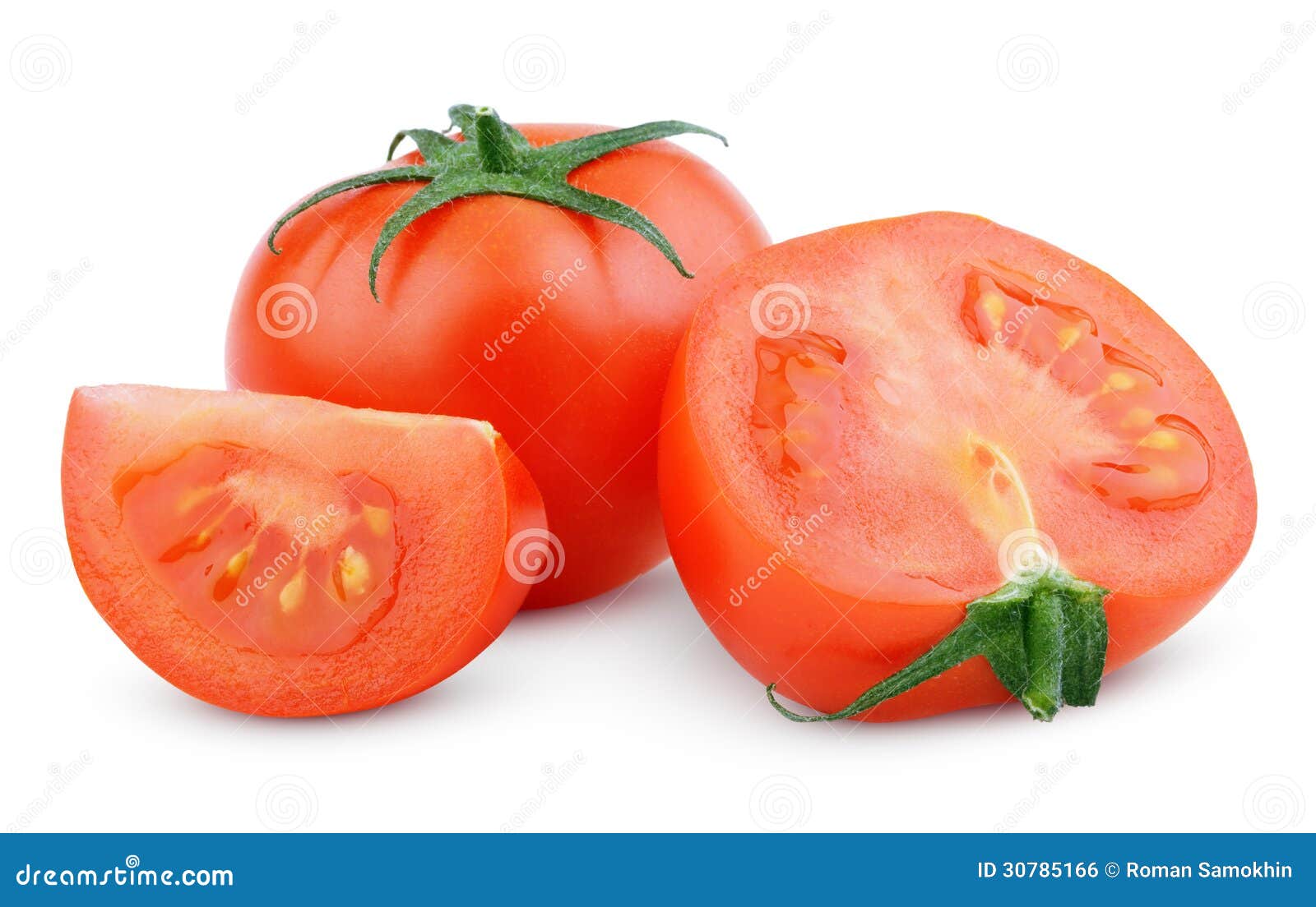 Red Tomato Vegetable with Cut on White Stock Photo - Image of fruit ...