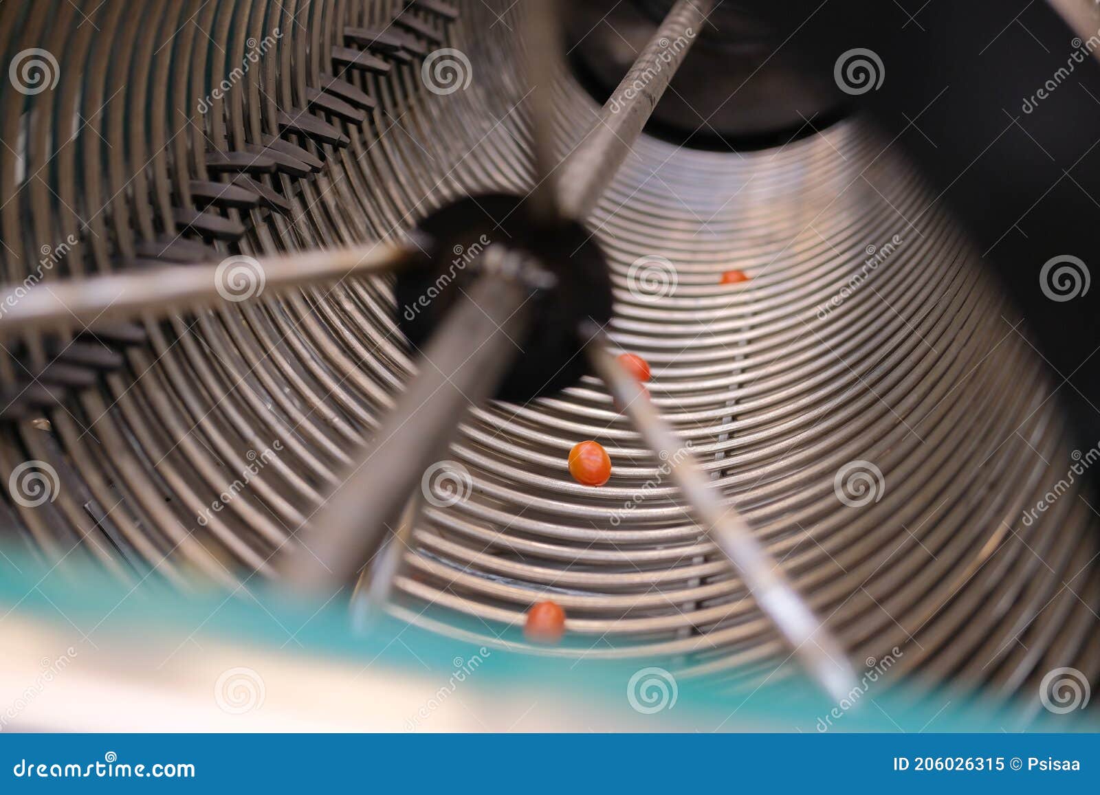 Red Tomatoes in Tomato Size Sorting Machine Stock Image - Image of ...