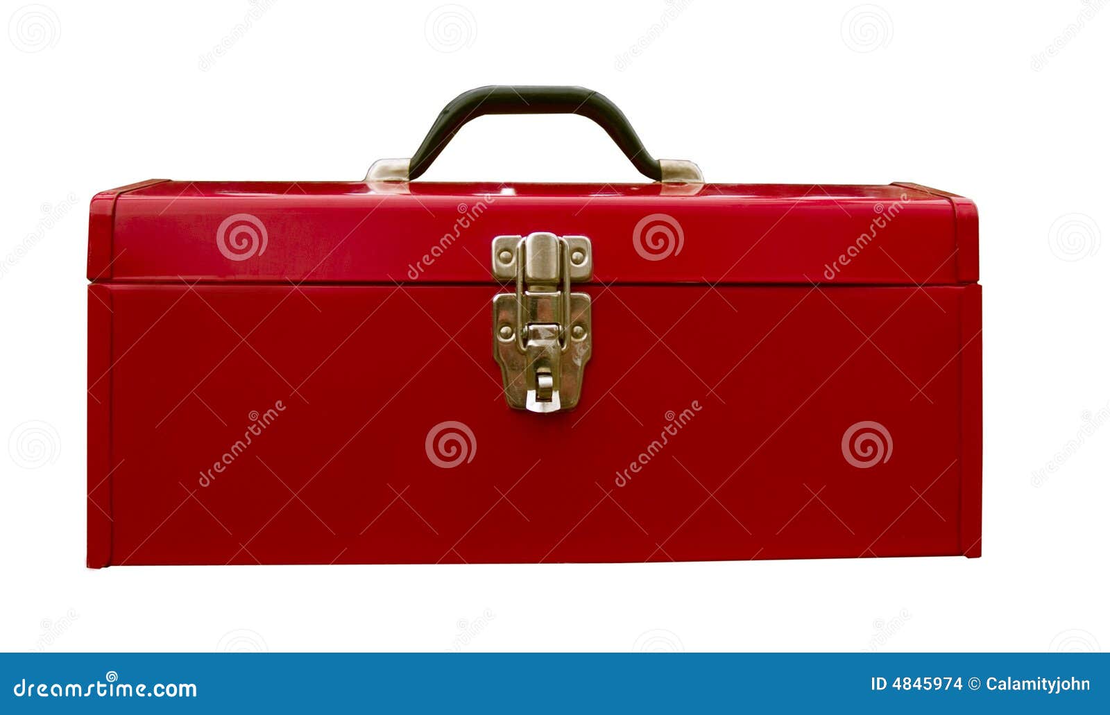 Red Tool Box stock photo. Image of hidden, closed, isolated - 4845974